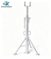 China Galvanized Telescopic Adjustable Steel Prop Customized With Cross Plate for sale