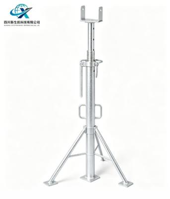 China Galvanized Telescopic Adjustable Steel Prop Customized With Cross Plate for sale