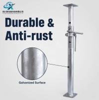 China Galvanized Telescopic Adjustable Steel Prop Customized With Cross Plate for sale
