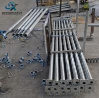 China Galvanized Telescopic Adjustable Steel Prop Customized With Cross Plate for sale