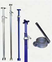 China Steel Prop Telescopic Shoring Jack Square Clover 4H Plate For Concrete Formwork Building for sale