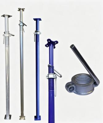 China Steel Prop Telescopic Shoring Jack Square Clover 4H Plate For Concrete Formwork Building for sale