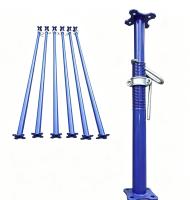 China Steel Prop Telescopic Shoring Jack Square Clover 4H Plate For Concrete Formwork Building for sale