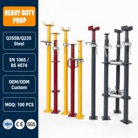 China Industrial Steel Shoring Prop , Heavy Duty Construction Post Jacks for sale