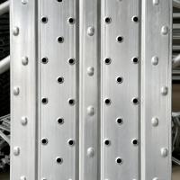 China Durable Scaffolding Steel Plank , Perforated Galvanized Steel Catwalk For Construction Access for sale