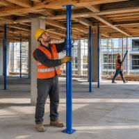China Heavy Duty Adjustable Steel Prop with Quick Pin and Fine Thread Adjustment for Shoring Support for sale