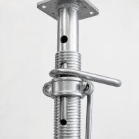 China Galvanized Adjustable Telescopic Steel Prop with Threaded Adjustment System and 20KN-30KN Load Rating for Concrete Formwork for sale