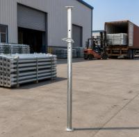 China Galvanized Adjustable Telescopic Steel Prop with Threaded Adjustment System and 20KN-30KN Load Rating for Concrete Formwork for sale