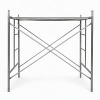 China Multi-Level Stackable Hot-Dip Galvanized Ladder Frame Scaffolding System with 20KN and 30KN Load Rating for sale