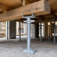 China Adjustable Scaffolding Steel Prop Jack with U Head and Threaded Shaft for Formwork EN1065 Standard for sale
