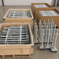 China Adjustable Scaffolding Steel Prop Jack with U Head and Threaded Shaft for Formwork EN1065 Standard for sale