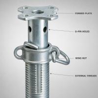 China EN1065 Standard Adjustable Scaffolding Steel Prop with 20KN and 30KN Load Rating and Electro Galvanized Surface for sale