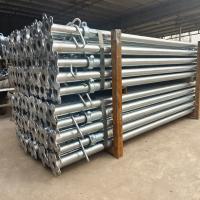 China Heavy Duty Adjustable Scaffolding Steel Prop with 2000 kg Weight Capacity and Secure Hook Locking System for Slab Formwork Support for sale