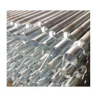 China Heavy Duty Adjustable Steel Scaffolding Prop with 2000 kg Weight Capacity, Hot-dip Galvanized and Precision 50mm Hole Spacing for Construction Support for sale