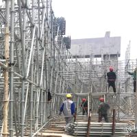 China Galvanized Steel Ringlock Scaffolding System with High Impact Strength and Secure Hook Locking for sale