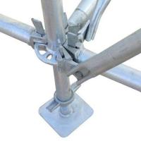 China Galvanized Steel Ringlock Scaffolding System with High Impact Strength and Secure Hook Locking for sale