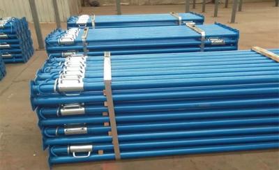 China Adjustable Steel Prop with 2000 kg Weight Capacity Hot-Dip Galvanized Construction Shore with Precision 50mm Hole Spacing for sale