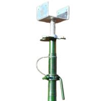 China Adjustable Steel Prop with 2000 kg Weight Capacity Hot-Dip Galvanized Construction Shore with Precision 50mm Hole Spacing for sale