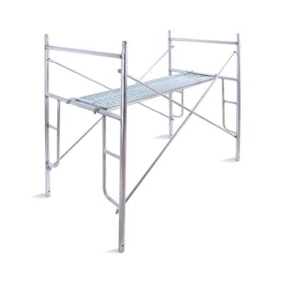 China Hot Dip Galvanized High Strength Quick Assembly Mobile Frame Scaffolding System H Frame Scaffold Set for sale