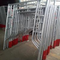 China Hot Dip Galvanized High Strength Quick Assembly Mobile Frame Scaffolding System H Frame Scaffold Set for sale