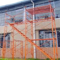 China Hot Dip Galvanized High Strength Quick Assembly Mobile Frame Scaffolding System H Frame Scaffold Set for sale