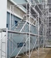 China Galvanized H Frame Scaffold with Integrated Ladder and EN 12811 / BS 1139 Standard for Construction for sale