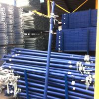 China High Load Capacity Adjustable Scaffolding Steel Prop with Threaded Shaft Adjustment and Hot-Dip Galvanized Construction Shoring Support for sale