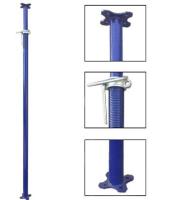 China High Load Capacity Adjustable Scaffolding Steel Prop with Threaded Shaft Adjustment and Hot-Dip Galvanized Construction Shoring Support for sale
