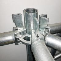 China Galvanized Steel Ringlock Scaffolding System with EN 12811 Standard and High Strength for Construction for sale
