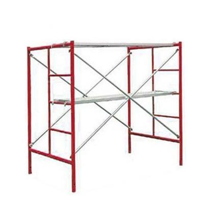 China High Load Capacity Scaffolding Frame with Integrated Ladder and Secure Hook Locking System for sale