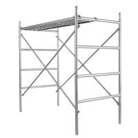 China High Load Capacity Scaffolding Frame with Integrated Ladder and Secure Hook Locking System for sale
