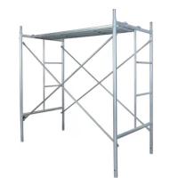 China High Load Capacity Scaffolding Frame with Integrated Ladder and Secure Hook Locking System for sale