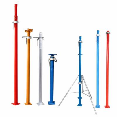 China Hot-dip galvanized Adjustable Scaffolding Steel Prop with 20KN and 30KN load rating for telescopic height adjustment for sale