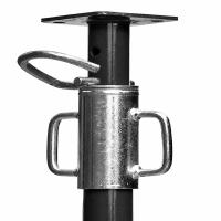 China Hot-dip galvanized Adjustable Scaffolding Steel Prop with 20KN and 30KN load rating for telescopic height adjustment for sale