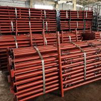 China EN 12811 Compliant Adjustable Scaffolding Steel Prop with Secure Hook Locking System and 10kN - 35kN Load Capacity for sale