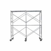 China Quick Assembly H Frame Scaffold with Non-slip Surface and 250kg Load Capacity Mason Scaffold Set for sale