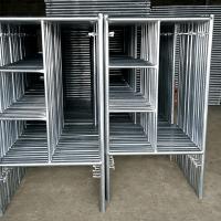 China Galvanized H Frame Scaffold with 10kN - 35kN Load Capacity and Quick Assembly for Construction for sale