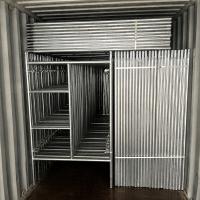 China Galvanized H Frame Scaffold with 10kN - 35kN Load Capacity and Quick Assembly for Construction for sale