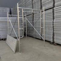 China Heavy Duty Portal Frame Scaffolding System | High Load-Bearing Steel Structure | Quick Assembly & Safe Cross-Bracing for sale