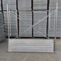China Heavy Duty Portal Frame Scaffolding System | High Load-Bearing Steel Structure | Quick Assembly & Safe Cross-Bracing for sale