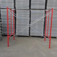China Heavy Duty Portal Frame Scaffolding System | High Load-Bearing Steel Structure | Quick Assembly & Safe Cross-Bracing for sale