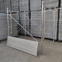 China Heavy Duty Portal Frame Scaffolding System | High Load-Bearing Steel Structure | Quick Assembly & Safe Cross-Bracing for sale