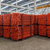 China High-Tensile Steel Adjustable Scaffolding Steel Prop with Threaded Shaft and Hot-Dip Galvanized Construction Shoring Support for sale