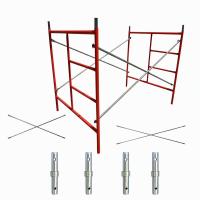 China Step Ladder Metal Scaffolding Walk Through Frame Standard Scaffolding Material Specification Used Scaffolding for Sale for sale