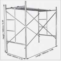 China Galvanized Scaffolding Frame System with High Corrosion Resistance and Quick Assembly for Mason Work Platform Tower for sale