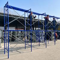 China Galvanized Scaffolding Frame System with High Corrosion Resistance and Quick Assembly for Mason Work Platform Tower for sale