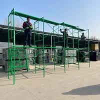 China Galvanized Scaffolding Frame System with High Corrosion Resistance and Quick Assembly for Mason Work Platform Tower for sale