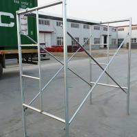 China Hot-dip Galvanized Frame Scaffolding System with 10kN - 35kN Load Capacity and Adjustable Height Construction Platform for sale