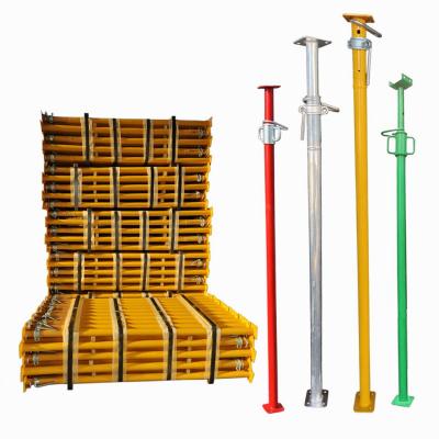China Adjustable Steel Scaffolding Prop with High Corrosion Resistance and Threaded Shaft With Wing Collar Adjustment for Precision 50mm Hole Spacing for sale