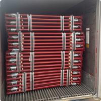 China Galvanized Adjustable Steel Scaffolding Prop with 500 kg Weight Capacity and Secure Hook Locking System for sale